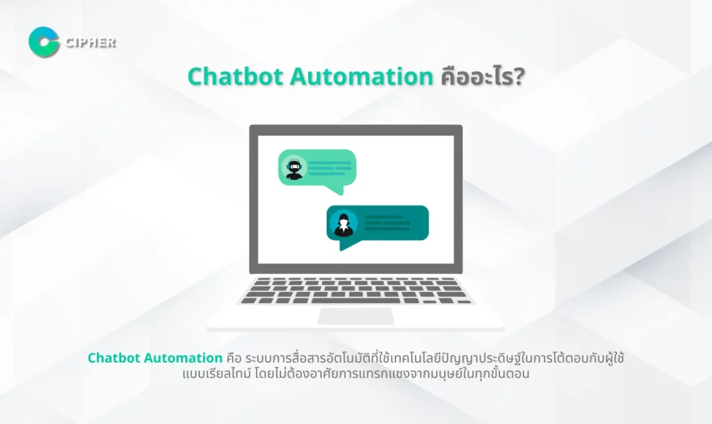 Chatbot Automation คืออะไร? เคล็ดลับตอบแชทลูกค้าแบบอัตโนมัติ